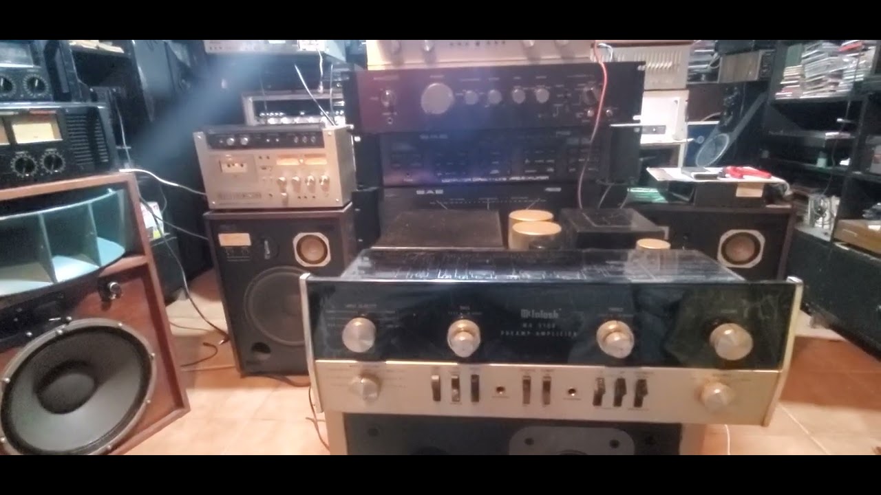 AKAI GXC 570 TOP MCINTOSH MA 5100 "THE FIRST" TRANSISTOR "MC", JBL L 65 ...