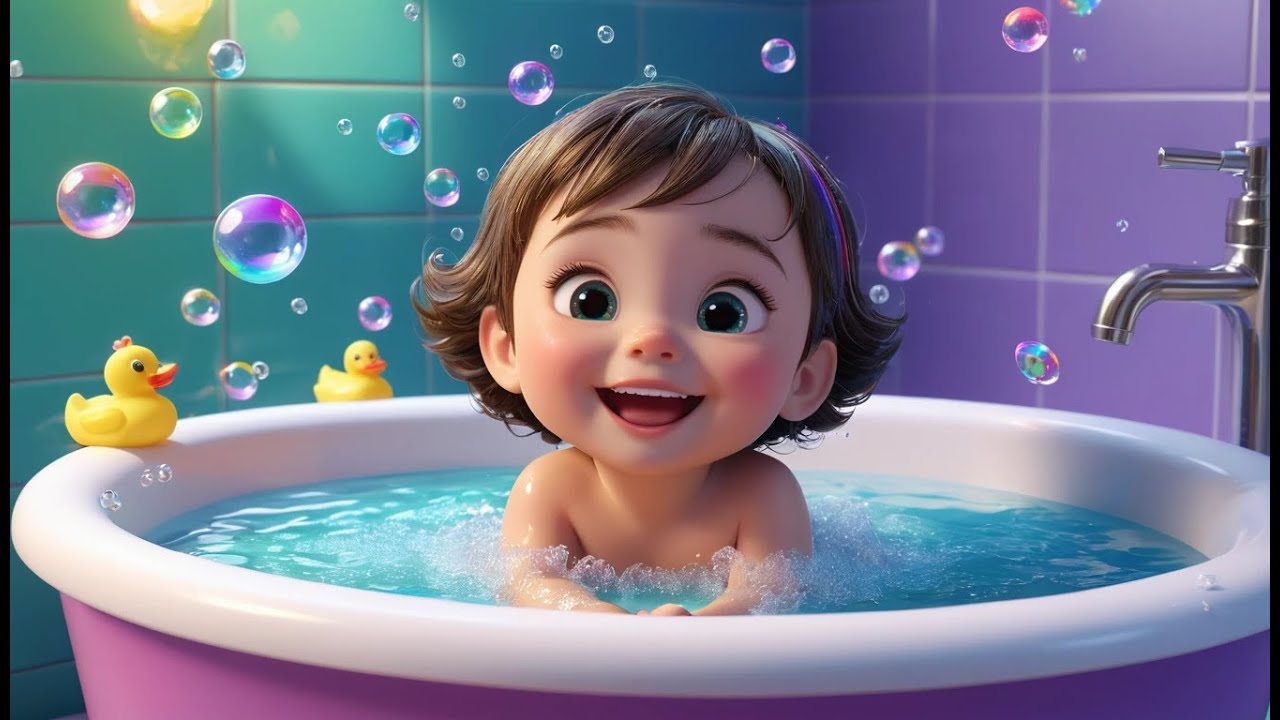 Splish, Splash, A Rainbow Bath Rhyme Song | Popular Nursery Rhyme | Educational Kids Songs - YouTube