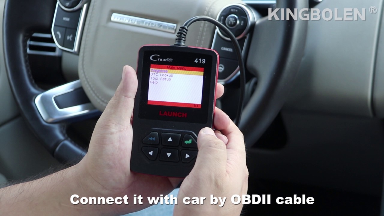 Launch Creader CR419 CR419 Code Reader Overview - YouTube