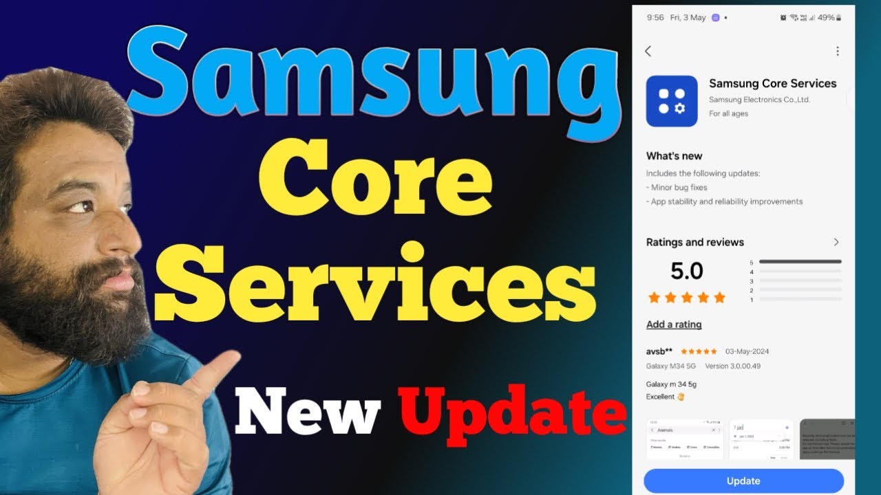 Samsung Core Services New Update 2024 and Use it - YouTube