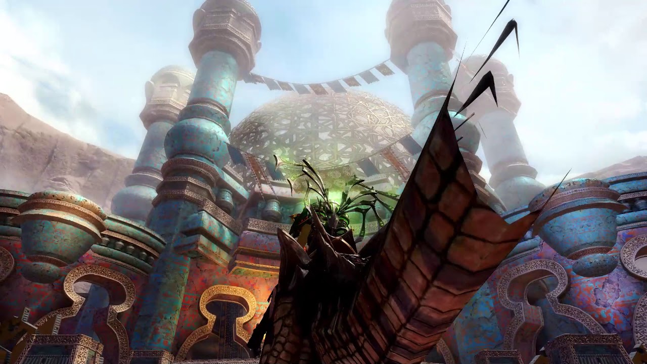 GW2: Path of Fire - Arriving at the Temple of Kormir - YouTube