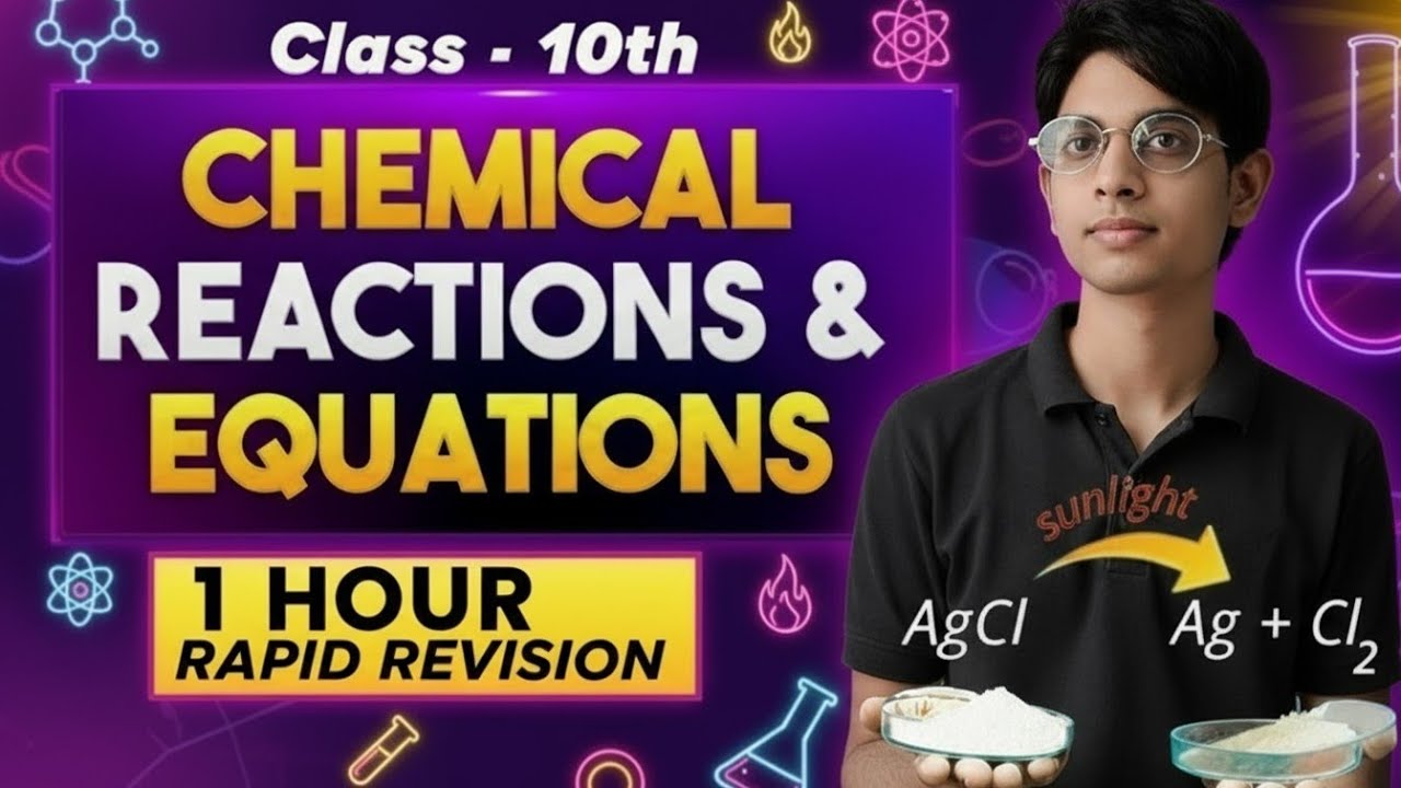CHEMICAL REACTION||CLASS 10 One Shot ||Complete NCERT ||CBSE||By ...