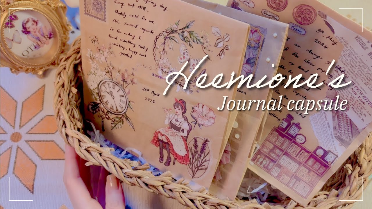 [ASMR] Opening my old journal capsule & Art & Make another 📦 | Journal capsule - YouTube