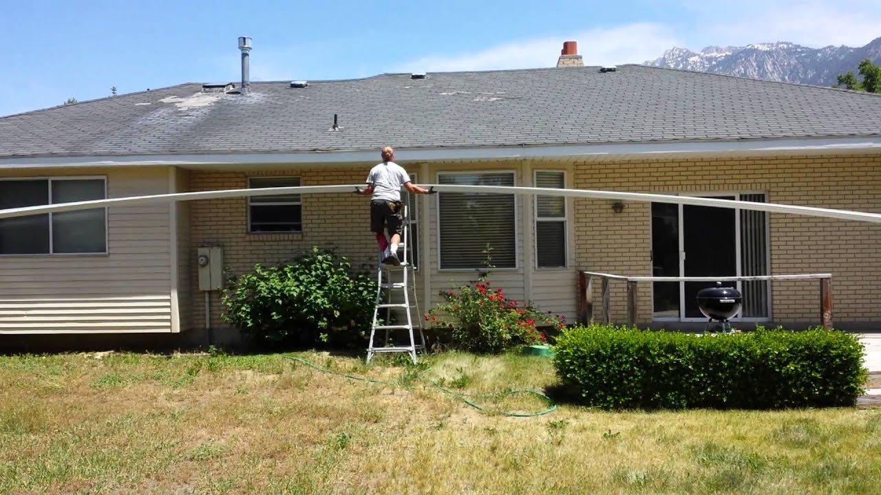 Rain Gutter Install - YouTube