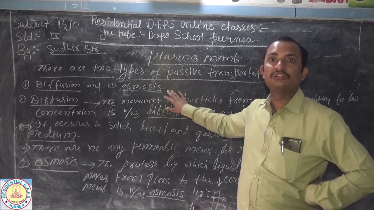 Class 9 th # Biology # Plasma Memb #-Part -1 - YouTube