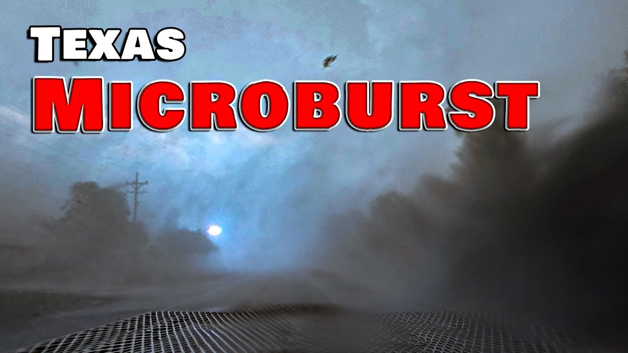 Texas Town hit by Severe Microburst - 1 June, 2025 - YouTube
