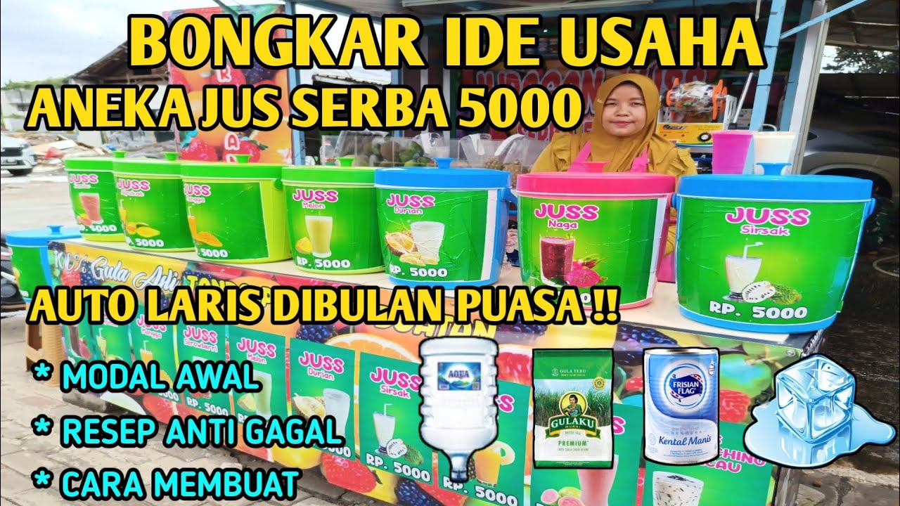 IDE JUALAN ES BULAN PUASA 2024 !! RESEP DAN CARA MEMBUAT ANEKA JUS ...
