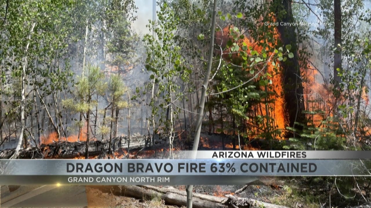 Containment of Dragon Bravo Fire increases to 63 percent - YouTube