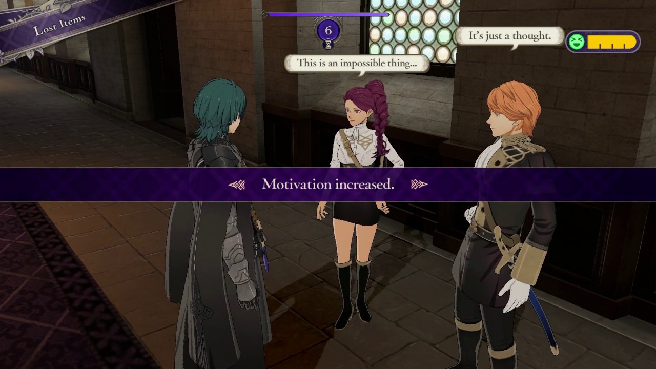 Fire Emblem Three Houses - Give Lost Item Exotic Feather To Petra ...