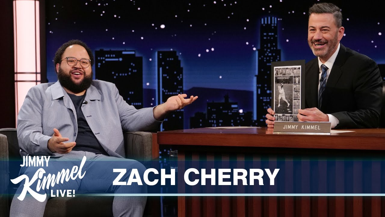 Zach Cherry on His Dad Being Obsessed with Severance & Earthquake While Filming Marching Band ...