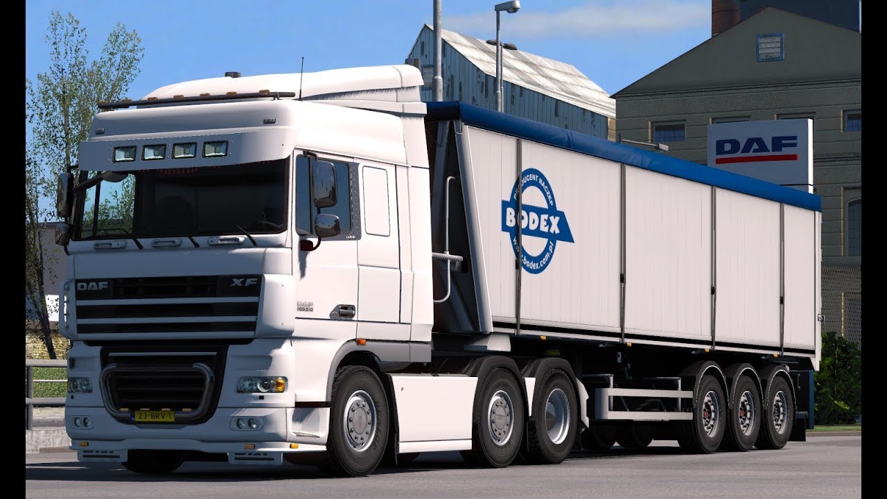 ETS2 DAF XF Open Pipe - YouTube
