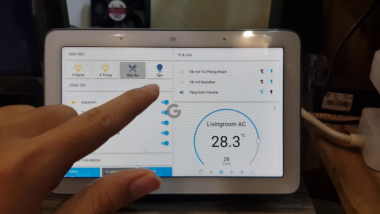 Cast Home Assistant lên Google Home Hub - YouTube