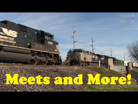 Trains Backed up on the Norfolk Southern Chicago Line - YouTube