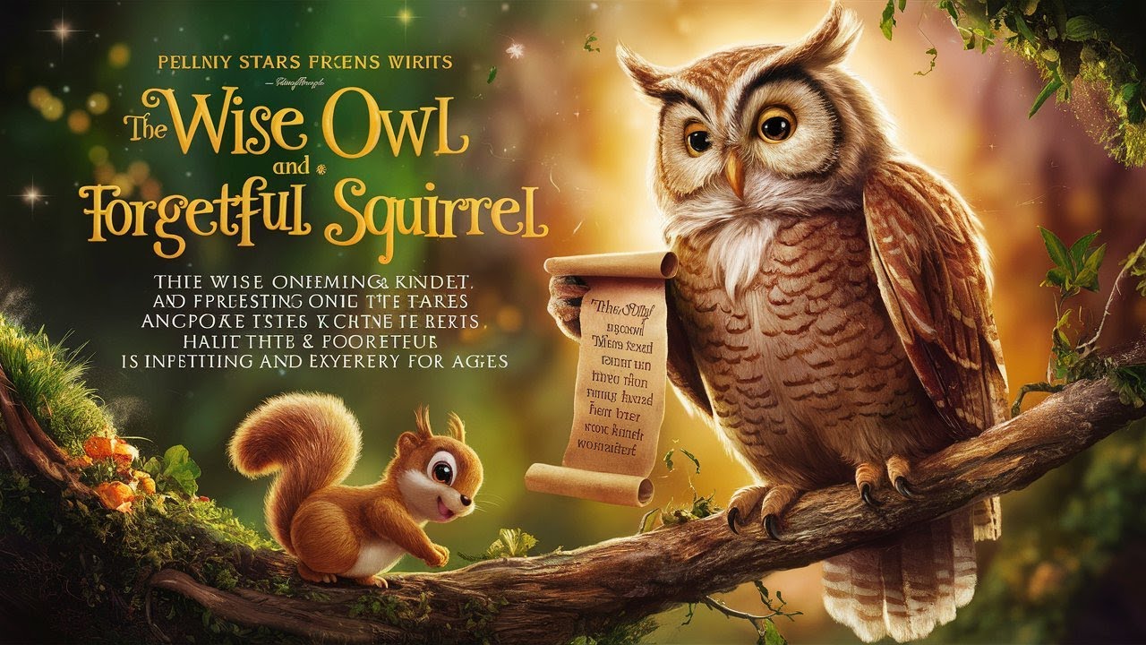 "The Wise Owl and the Forgetful Squirrel"|| Kids Animation ...