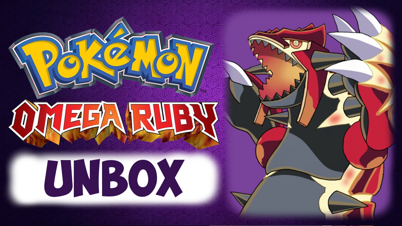 Unbox - Pokémon Omega Ruby! - YouTube