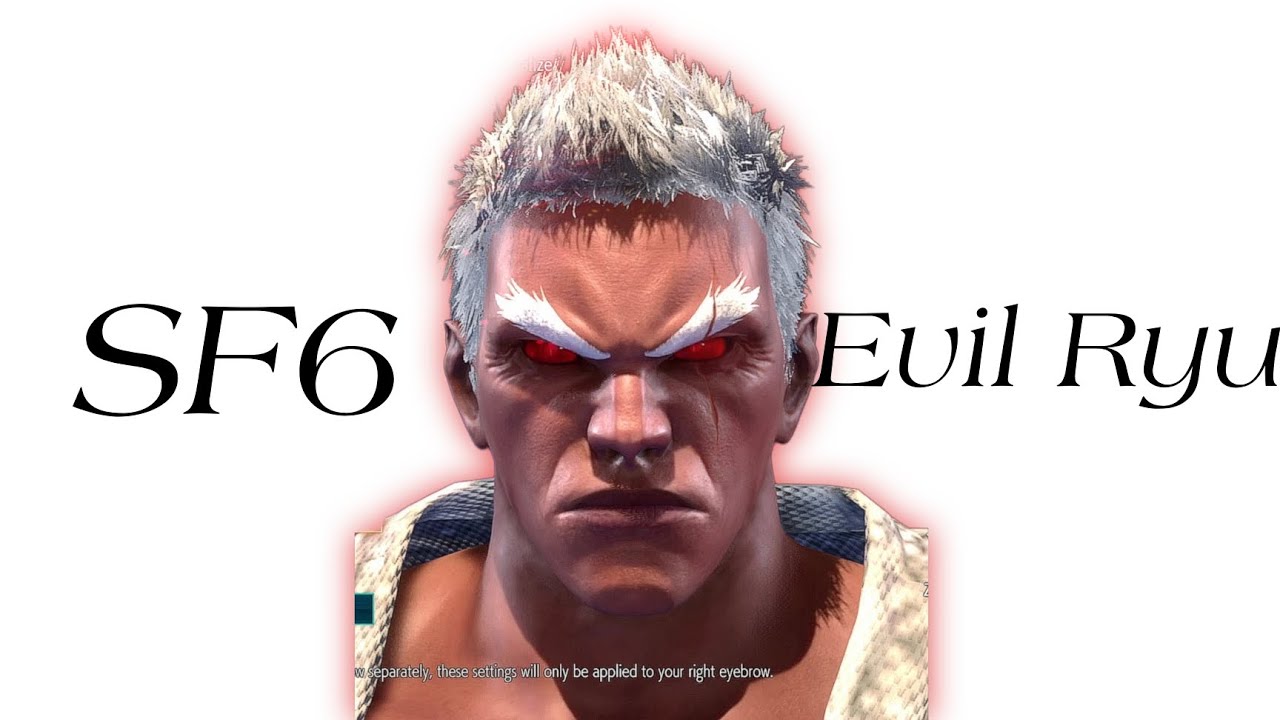Street Fighter 6: SSF4 Evil Ryu | Avatar Creation #SF6 #StreetFighter6 ...