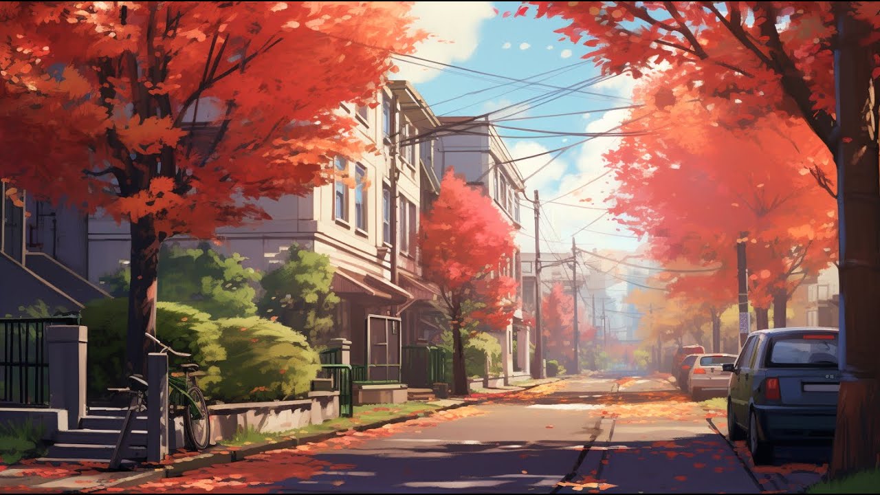Peaceful Autumn Morning 🍂💖 Morning Lofi songs to calm you and heal your ...