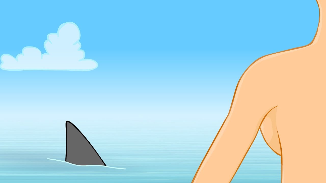 A Shark And A Topless Girl Youtube 7037