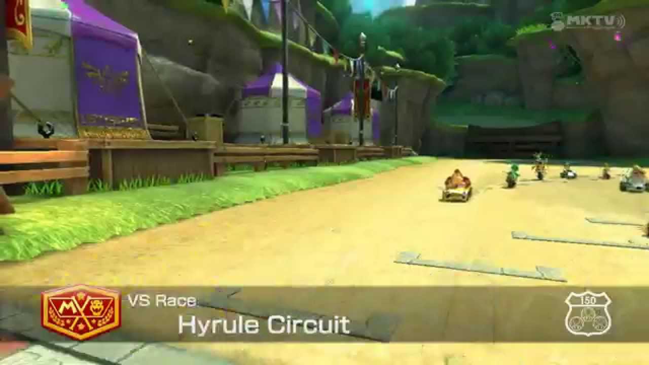 Wii U - Mario Kart 8 - Hyrule Circuit - YouTube