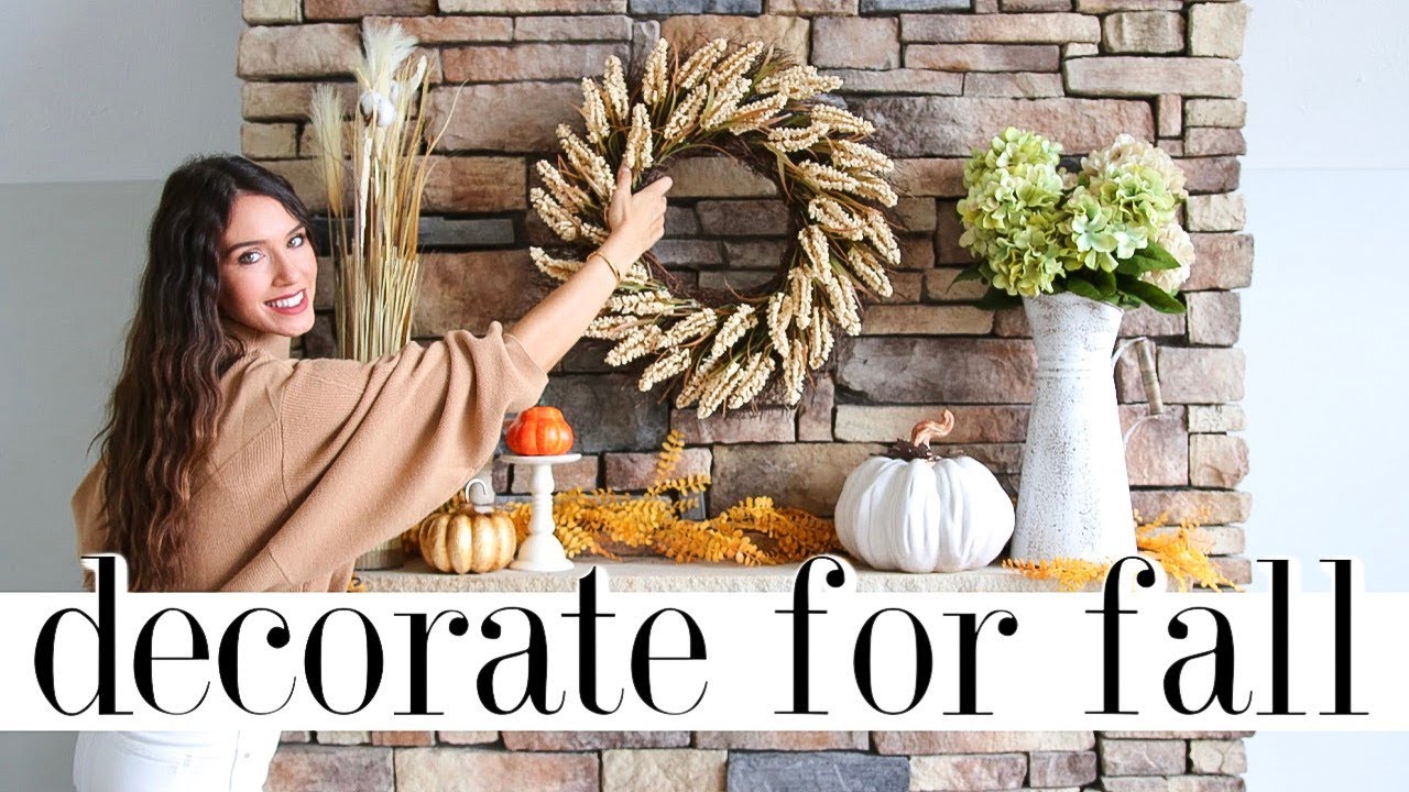 5 Easy Steps to PERFECT Fall Home Decor | Decorate With Me! - YouTube