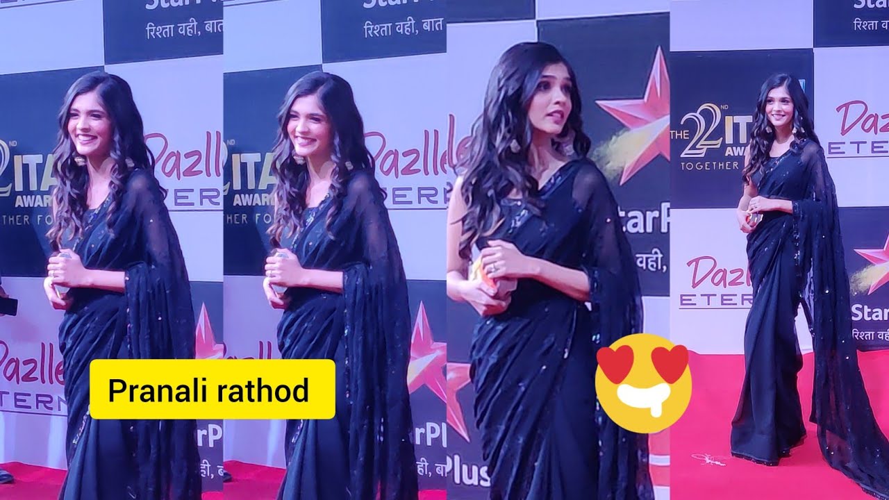 Beautiful Pranali Rathod At the 22Ita Award 2022 in Flimcity - YouTube