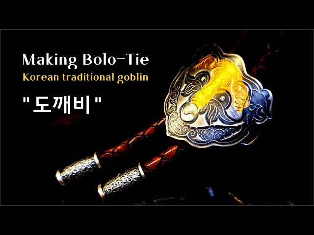 Making "Dokkaebi" BOLO-TIE / Korean traditional goblin