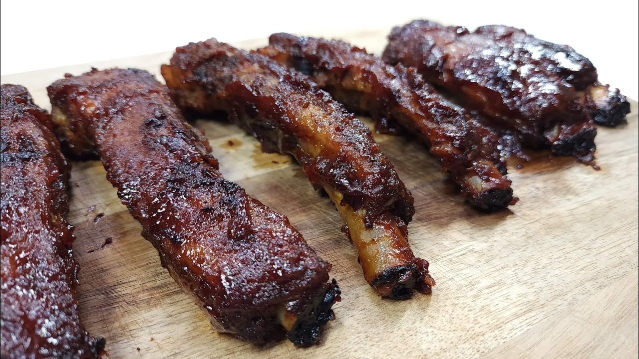 Oven Baked Barbeque Pork Spare Ribs - YouTube