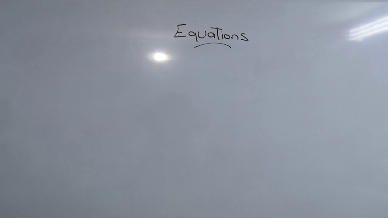 Primary 5 math Equation - YouTube