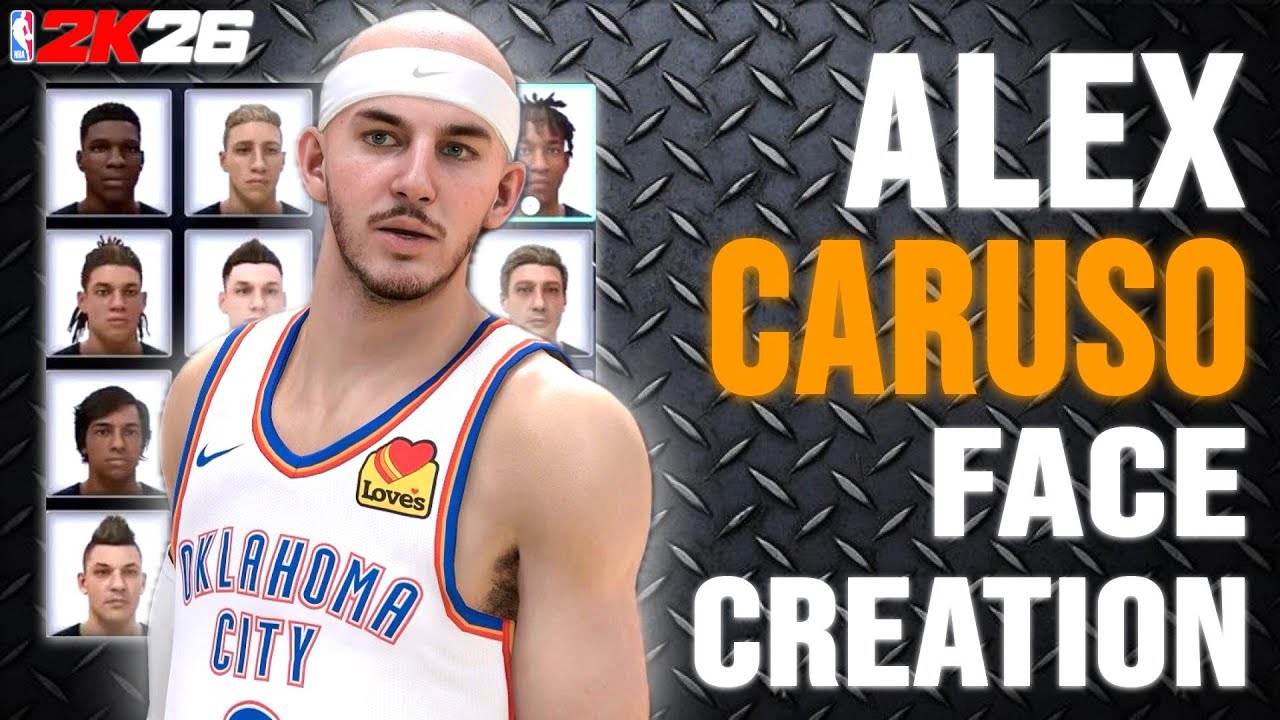 The BEST Alex Caruso Face Creation In NBA 2K26! - YouTube