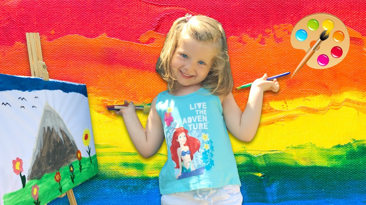Patty First Time Painting Fun and Easy Painting video for Children ...