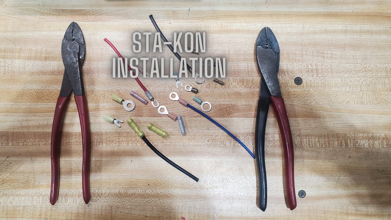 Proper STA KON wire terminal Installation - YouTube