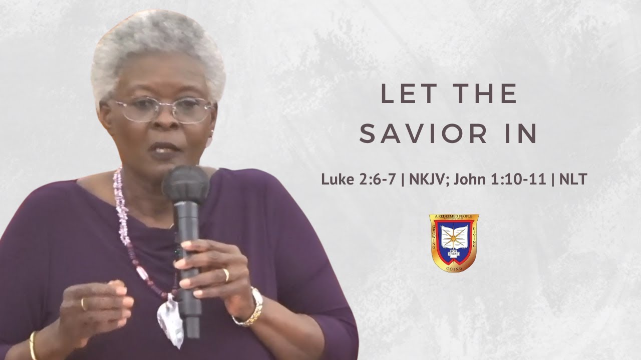 Let The Savior In | Reverend Michele Range Bowman | Union Baptist ...