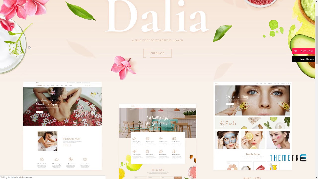 Dalia - A Modern Wellness and Lifestyle Theme Gregory Hadley - YouTube