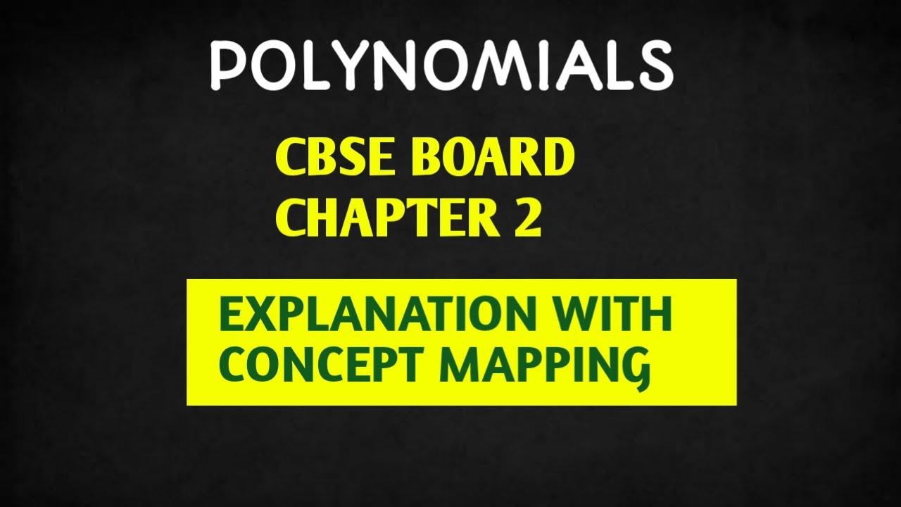 Polynomials | Polynomials with concept mapping class 10th ...