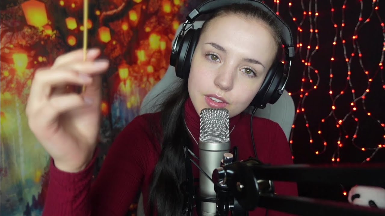 ASMR - Lens touching and other visual triggers with mouthsounds - YouTube