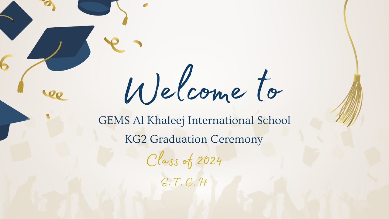KG2 Graduation ceremony 2024 (section-E\F\G\H) - YouTube