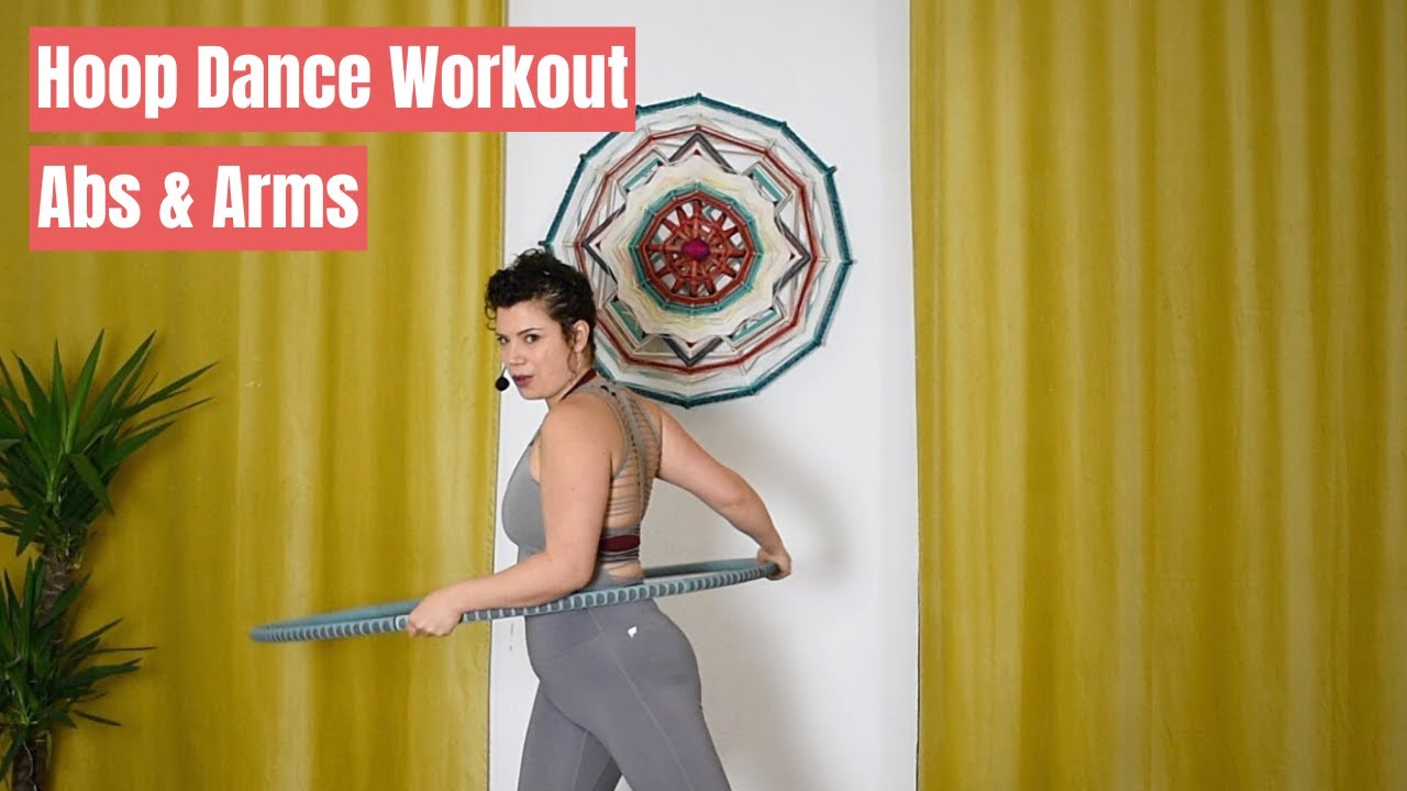 10 Hula Hoop Workout: Amazing Exercise for Abs and Arms! - YouTube