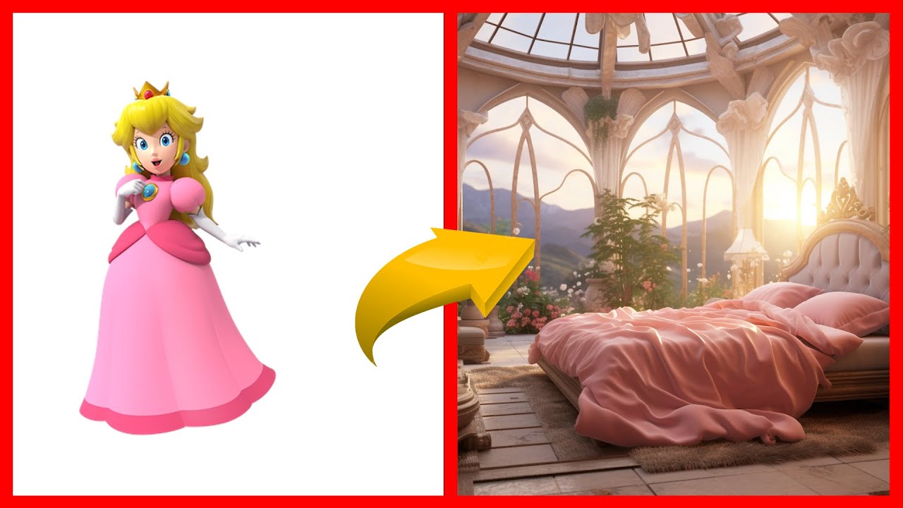 Super Mario Bros all Characters as Bedroom 2024 | Mario Characters In ...