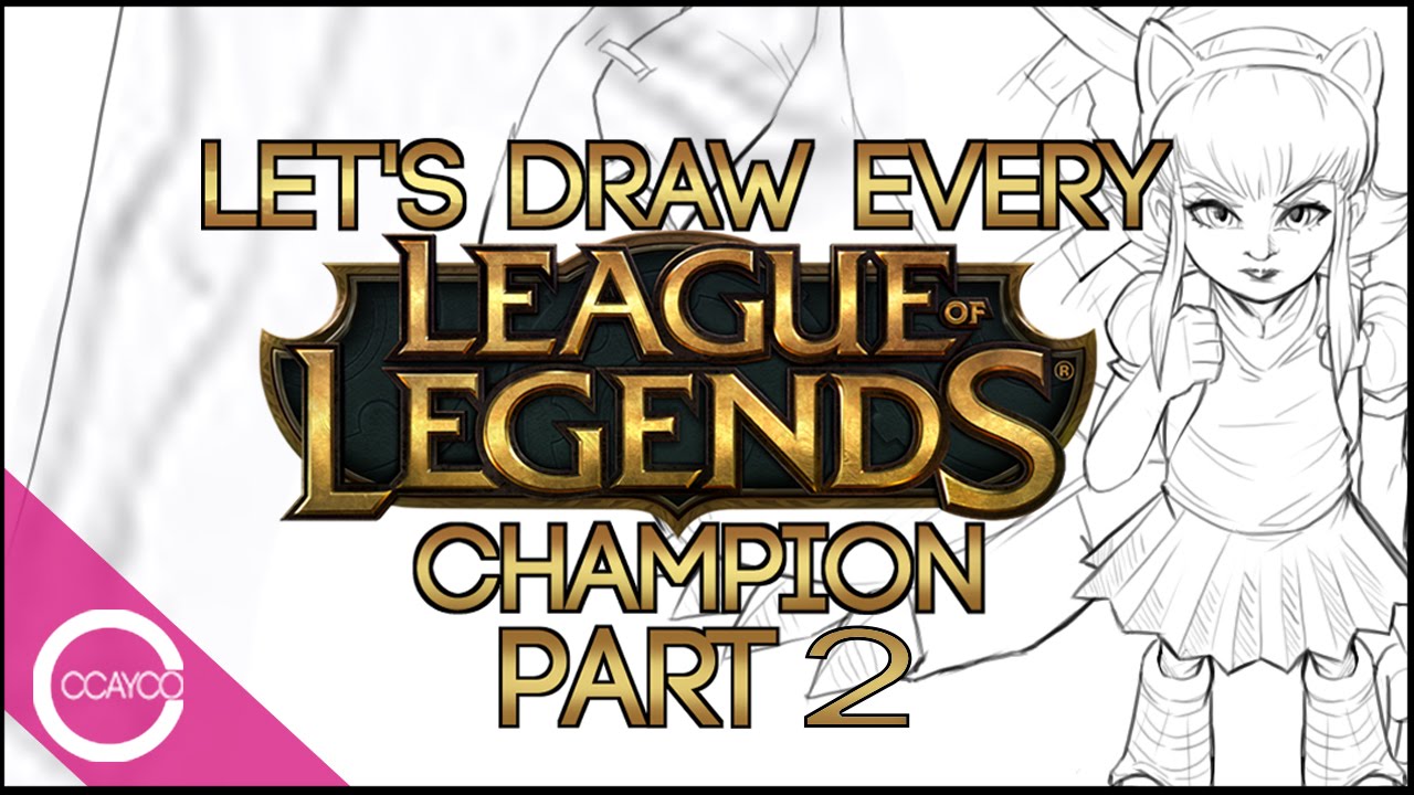 Let's Draw Every LEAGUE OF LEGENDS Champion Live! - PART 2 - YouTube