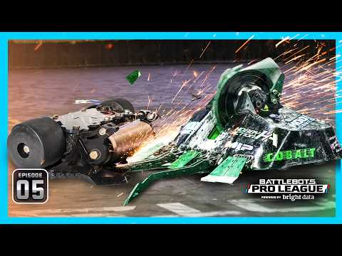 THE PRESSURE IS ON THESE BOTS | BATTLEBOTS PRO LEAGUE EPISODE 5 | POWERED BY BRIGHT DATA
