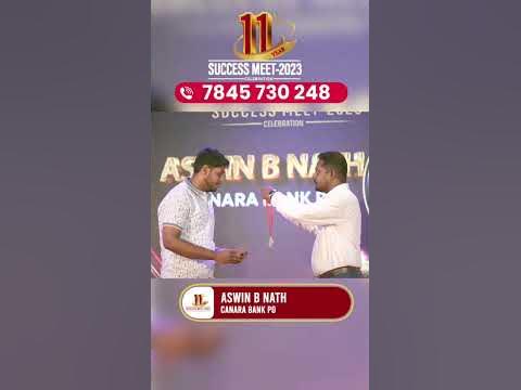 Success Shorts Of Aswin B Nath | Canara Bank PO | Veranda Race - YouTube