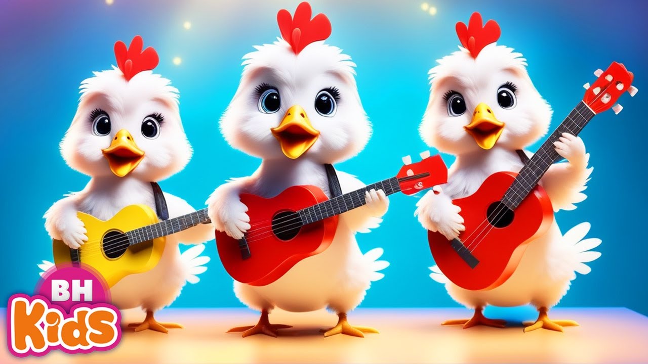 Nhạc Thiếu Nhi Hoạt Hình Con Gà Vui Nhộn Cho Bé Chơi Ngoan - Đàn Gà Con ...