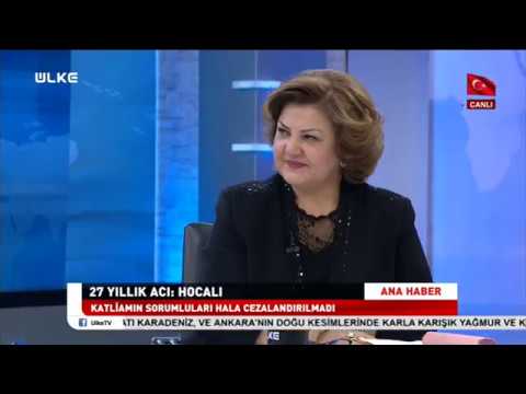DERYA ÜLKE TV ANA HABER - TENZİLE RÜSTEMHANLI - HOCALI KATLİAMI 2. BÖLÜM