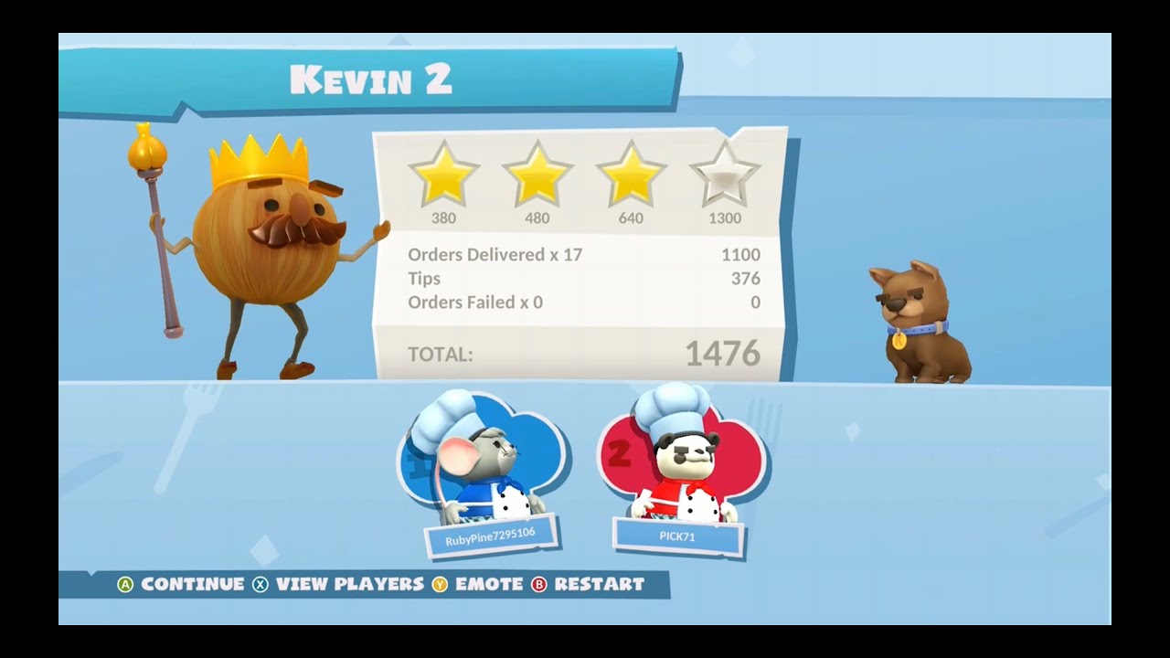 Overcooked 2 kevin 2, 2 Players, 4 Stars - YouTube
