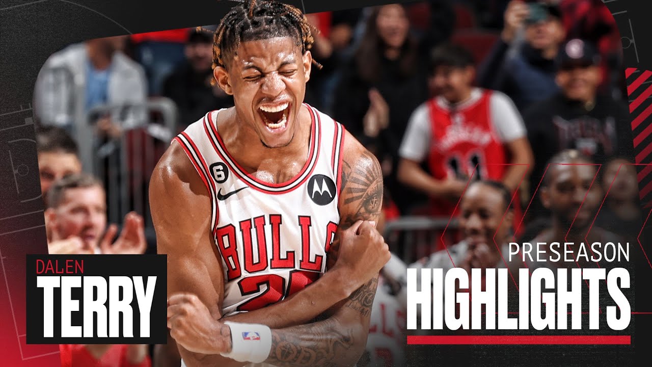 Dalen Terry is READY for his ROOKIE SEASON | NBA Preseason Highlights ...