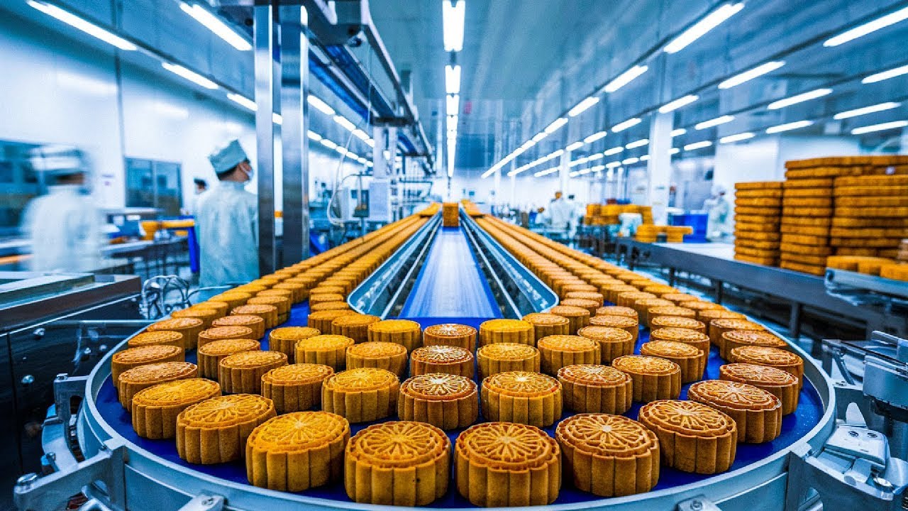 "Mooncake Factory Tour: Step-by-Step Production of This Iconic Pastry ...