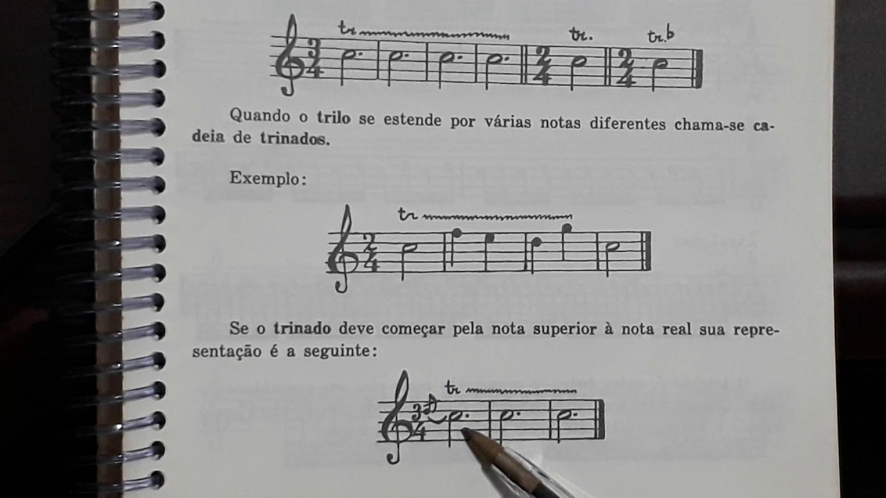 TEORIA -ORNAMENTO : TRINADO OU TRILLO - YouTube