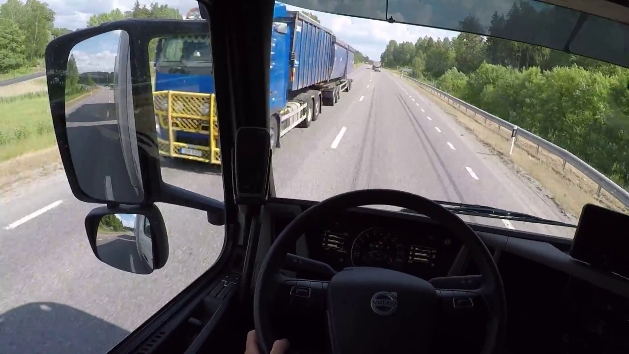Relaxing Country Road Drive Volvo FM 460 with Trailer (POV) - YouTube