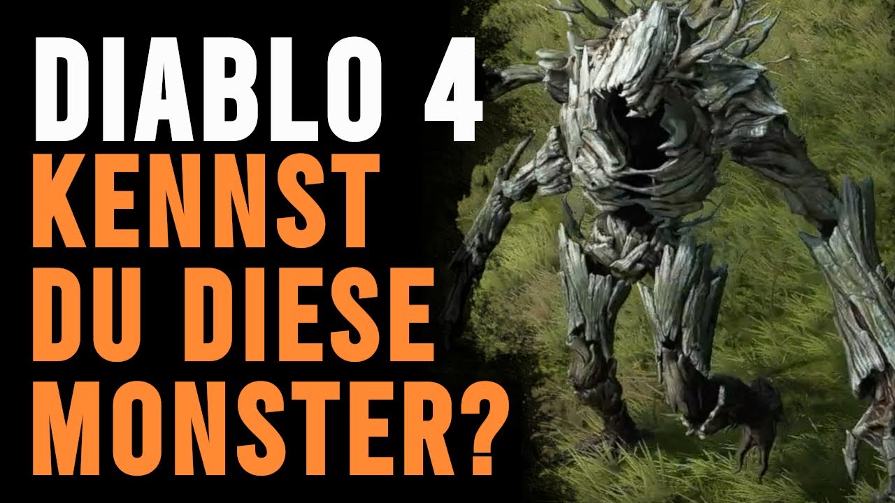 DIABLO 4 - MONSTER Entdeckungstour mit UNBEKANNTEN Exemplaren! - YouTube