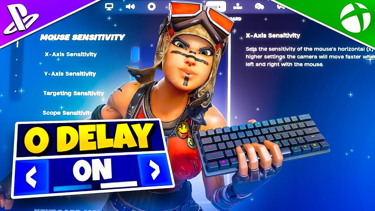 NEW Best *0 DELAY* Console Keyboard Settings + Sensitivity in Chapter 5 ...